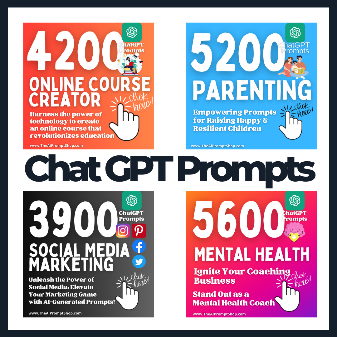 AI Chat GPT Prompts – The AI Prompt Shop