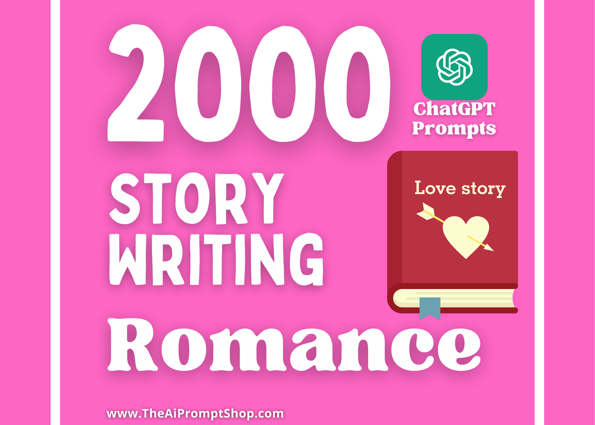 ChatGPT Prompts | Romance Writing | AI | Digital Download | Chat GPT P ...