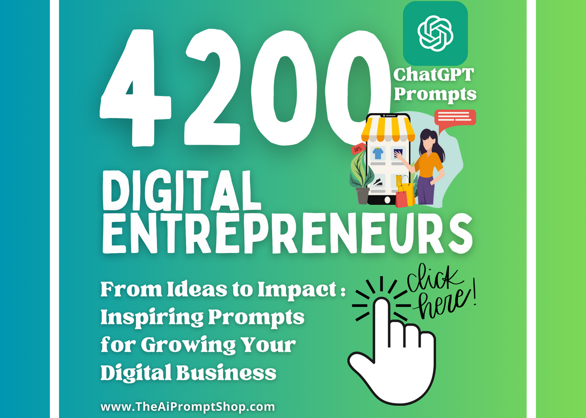 ChatGPT Prompts for Digital Entrepreneurs | 35 Topics | Grow Your Digi ...